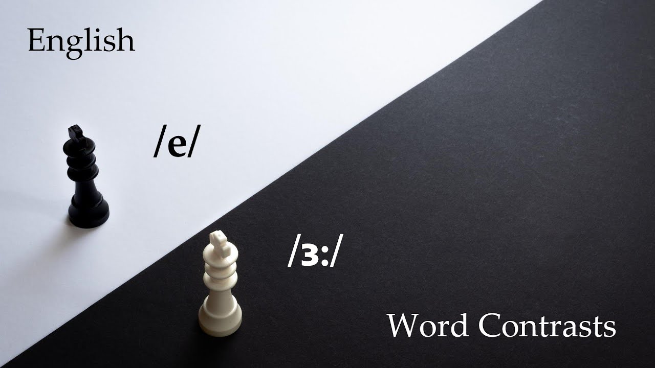 How to pronounce /e/ and /ɜ:/ in English #minimalpairs #pronunciation # ...