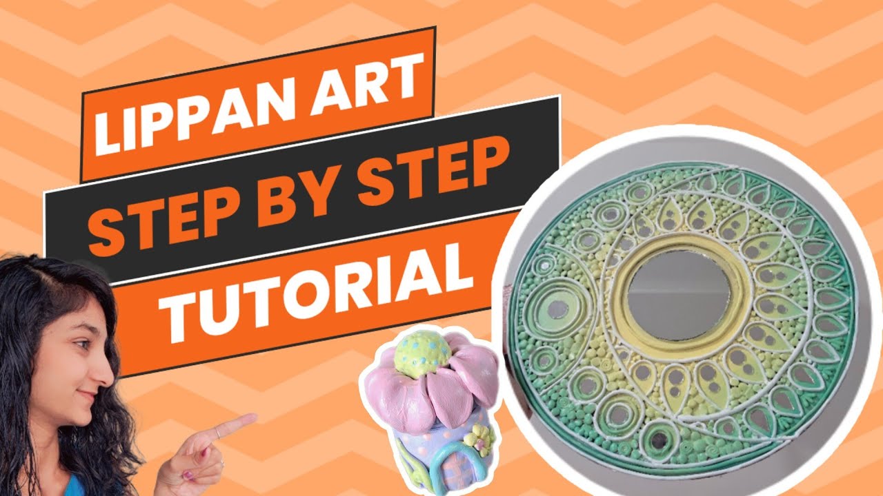 How to Draw Lippan Art Design | Lippan Art for Beginners | Lippan Art ...