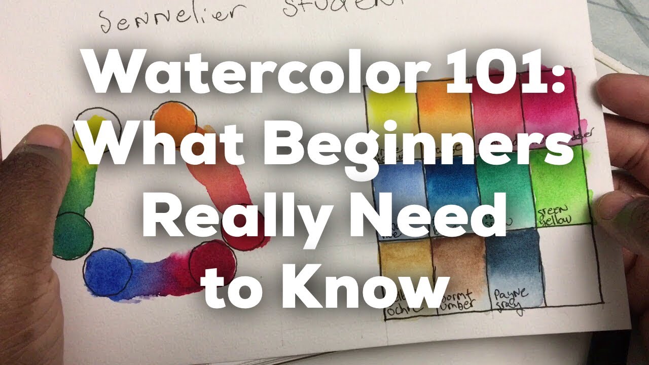 Watercolor 101 Intro to Watercolor, What is Watercolor - YouTube