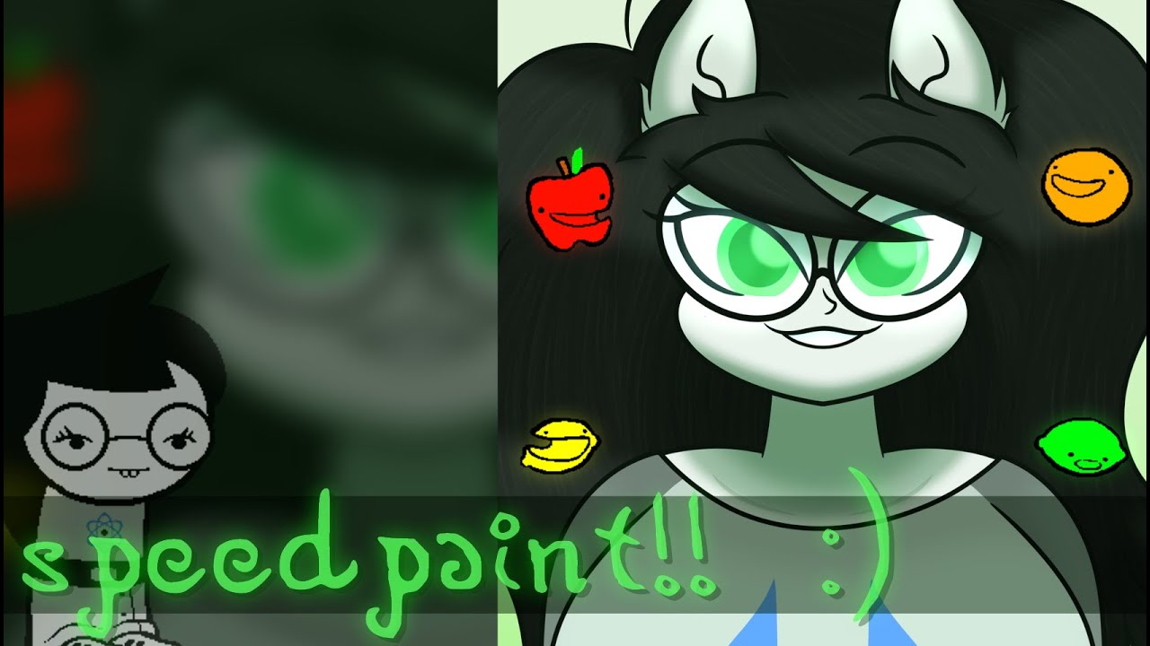 Jade Harley -Speedpaint- -Homestuck- - YouTube