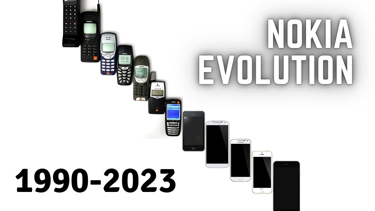 Nokia mobile evolution 1990 2023 lll New information lll shared by Zaby ...