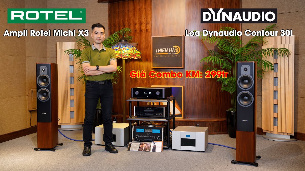 Loa Dynaudio Contour 30i + Ampli Rotel Michi X3 - Đẳng Cấp - Giá Combo ...