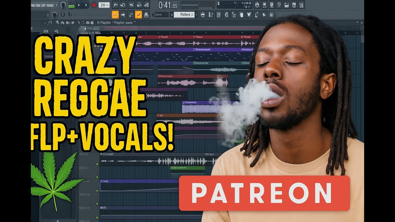 🔥 CRAZY Reggae Beat FLP + Vocals | High (Free FL Studio Project) - YouTube