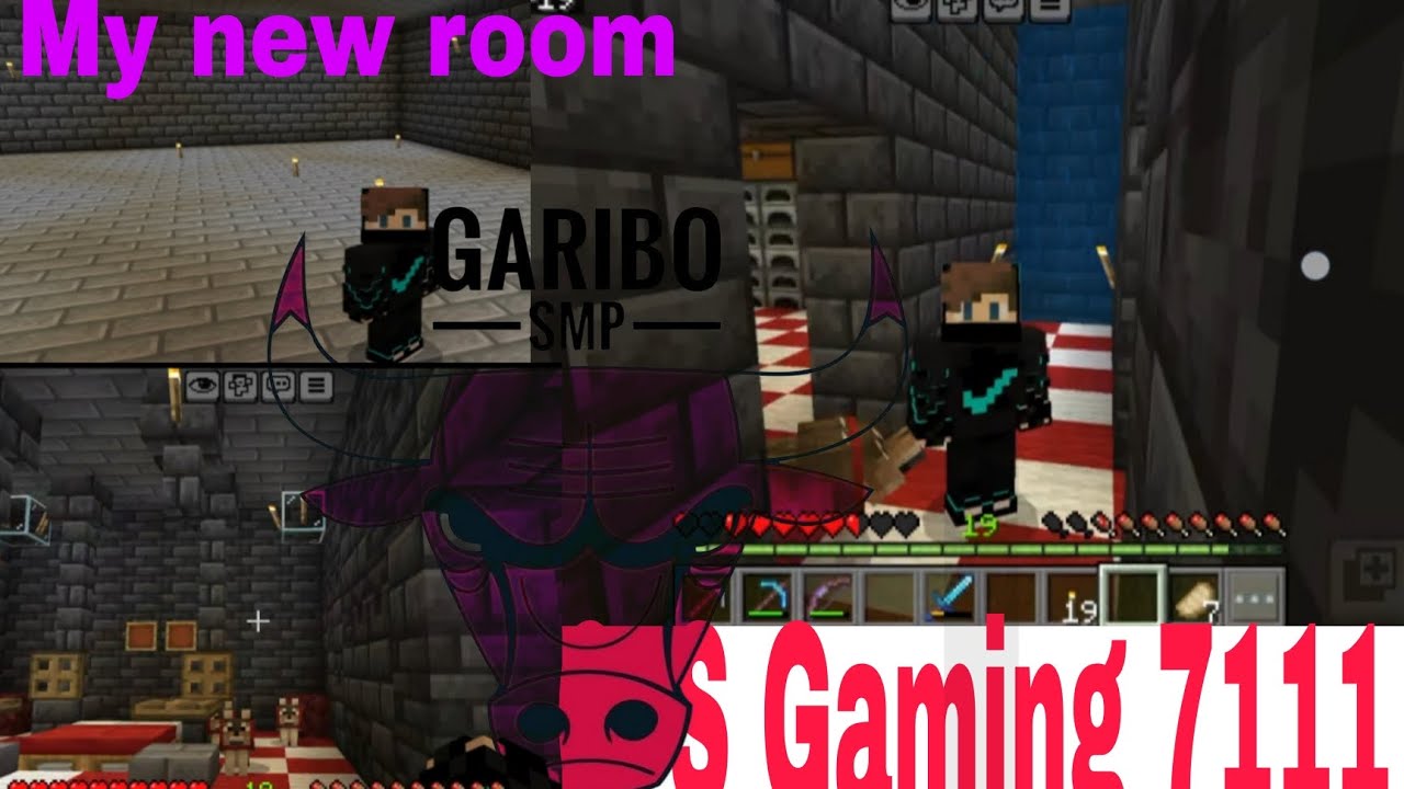 MINECRAFT GARIBO SMP Day 2 House build on my new room 🏠 C_S Gaming 7111 ...