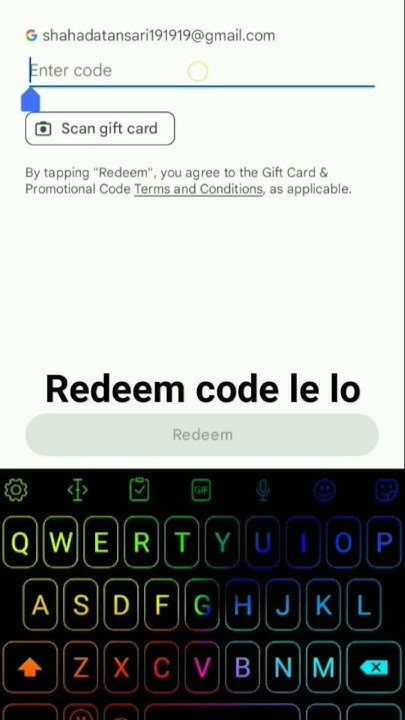 google play redeem code 5000 Rupesh ka - YouTube