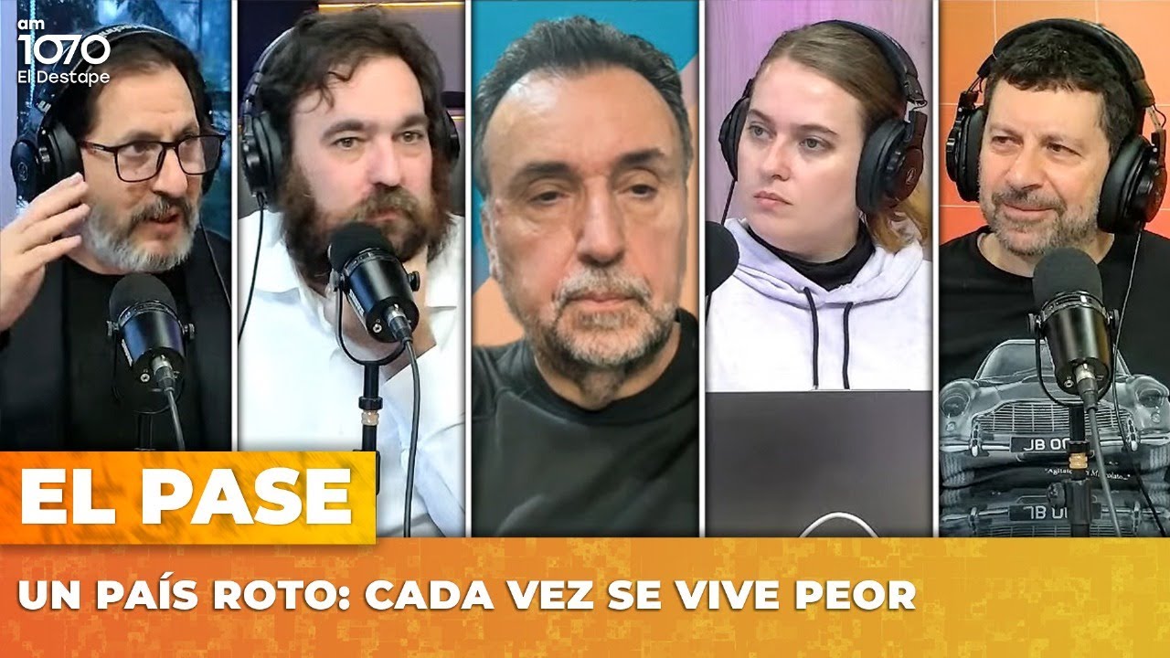 UN PAÍS ROTO: Cada vez se vive peor | El Pase con Roberto Navarro - YouTube