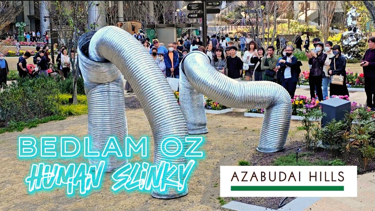 Human Slinky | BEDLAM OZ | Azabudai Hills Tokyo Japan 2024 🇯🇵 - YouTube