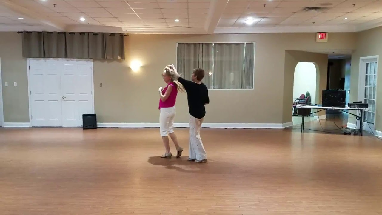 Country 2 step - basic, promenade, inside turn, hi 5, inside turn ...