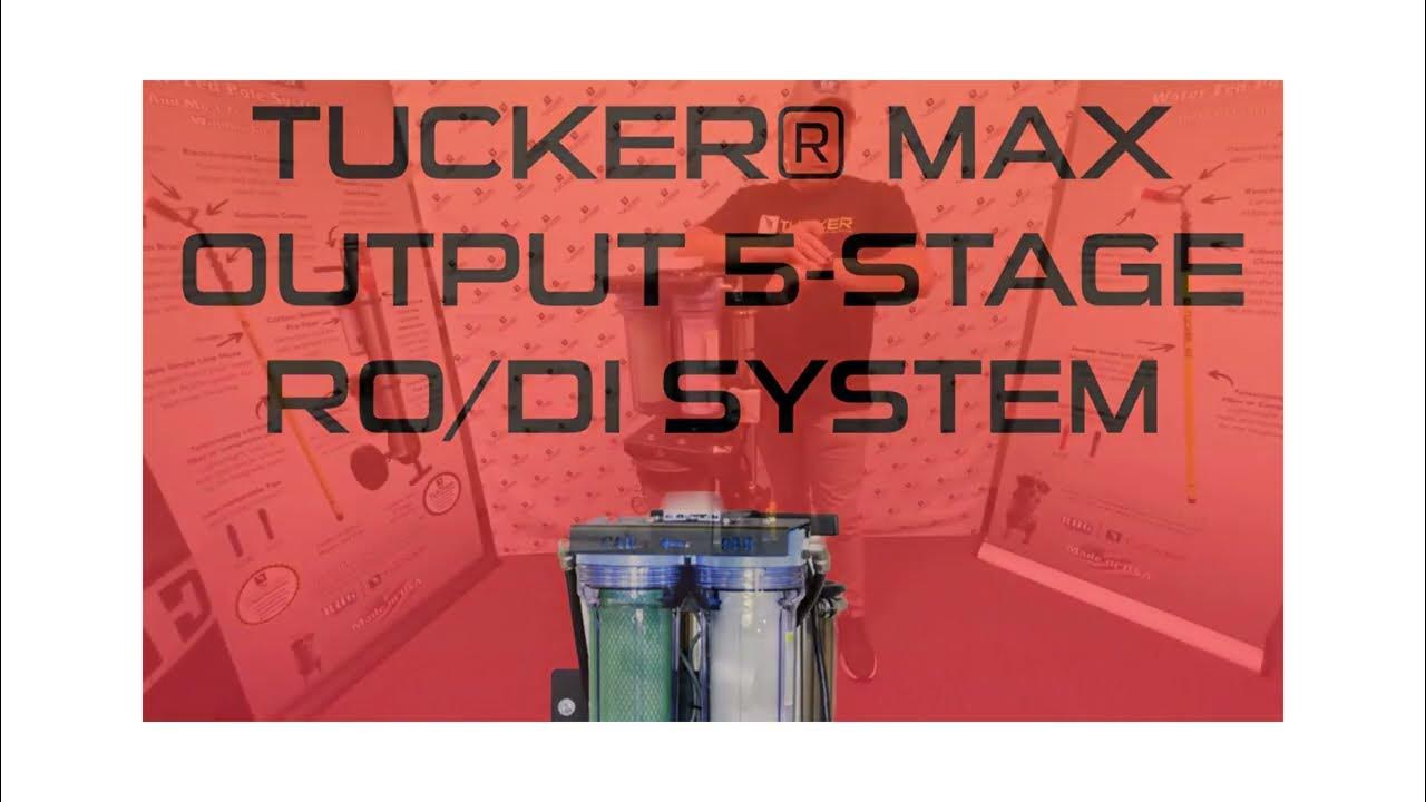 Tucker NEW Max Output 5-stage pure water filter system. - YouTube