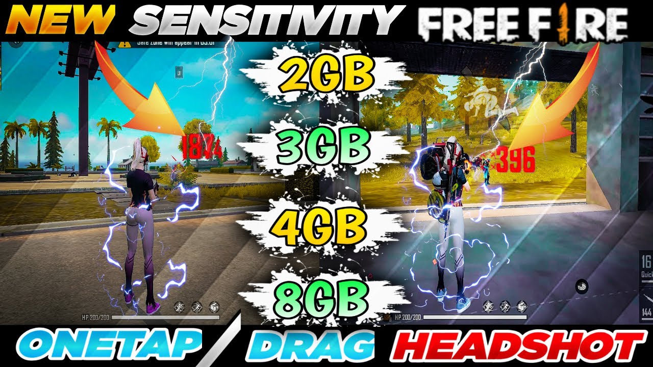 Best Sensitivity For Free Fire ⚡| New Sensitivity Free Fire 🔥 Free Fire ...