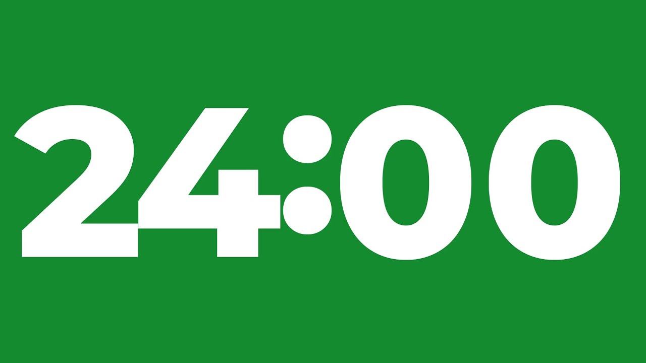 24 Minute Timer With Music | 24 Minute Countdown | 24 Minute Stopwatch ...