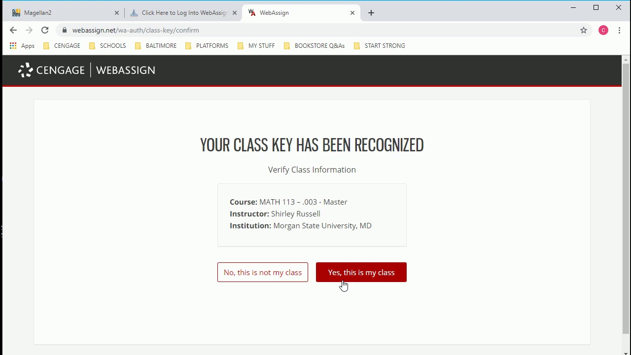 Morgan Canvas Webassign Registration Youtube