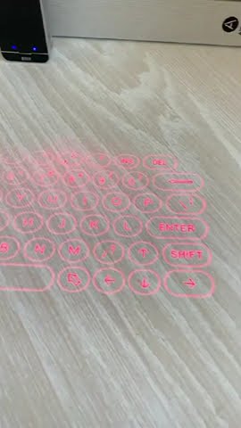 Revolutionize Your Workspace with a Cutting-Edge Laser Keyboard - YouTube