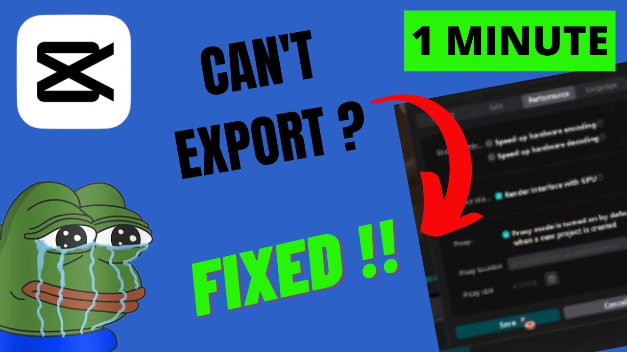 FIXED Can t Export Videos In CapCut For PC Exporting Stuck Problem FIXED Can t Export Videos In CapCut For PC Exporting Stuck Problem