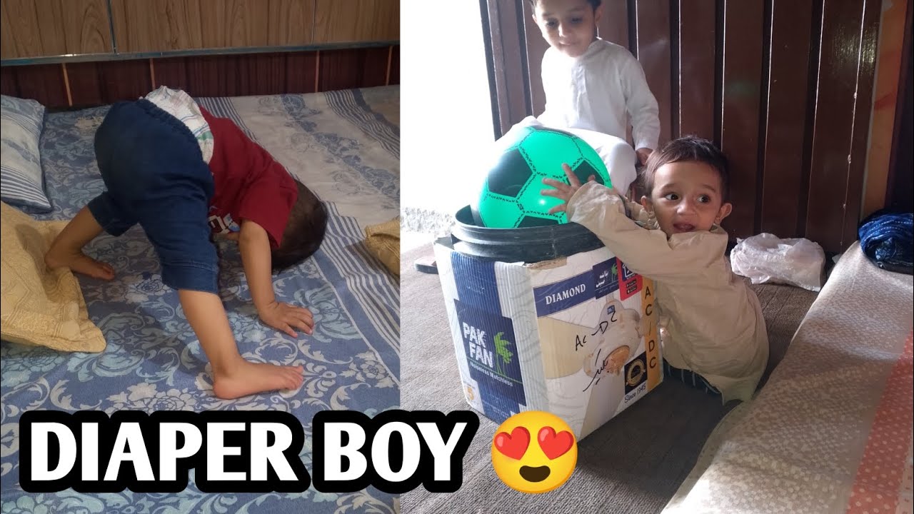 Diaper Boy Friday Routine||diaper boy ki Fight||cute Diaper Boy 😘 ️ ...