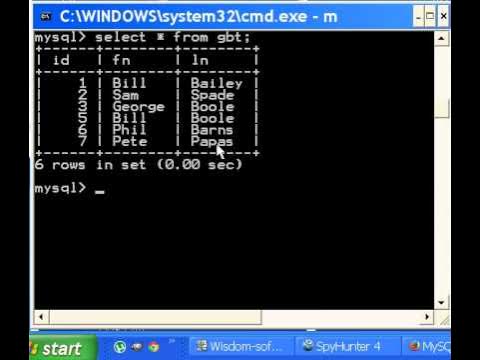 MySql Alter Table add, drop columns, Delete with 'IN' clause - YouTube
