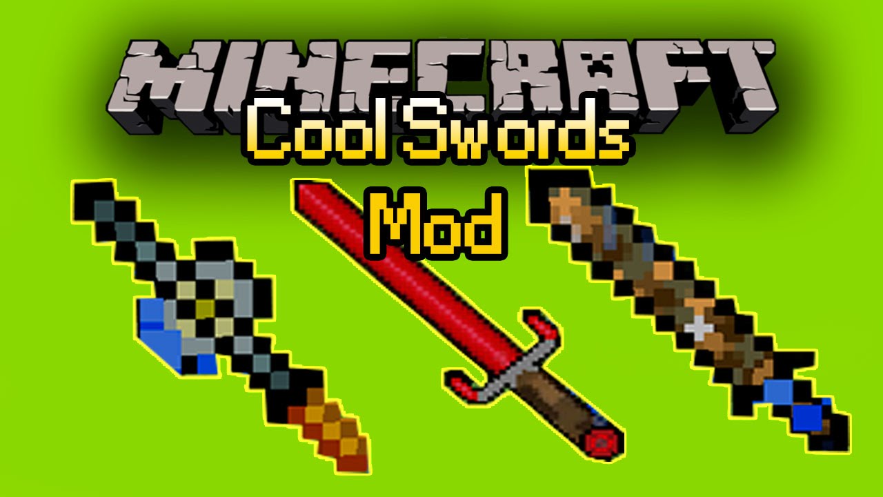 #5 Обзор Cool Swords Mod | Minecraft - YouTube