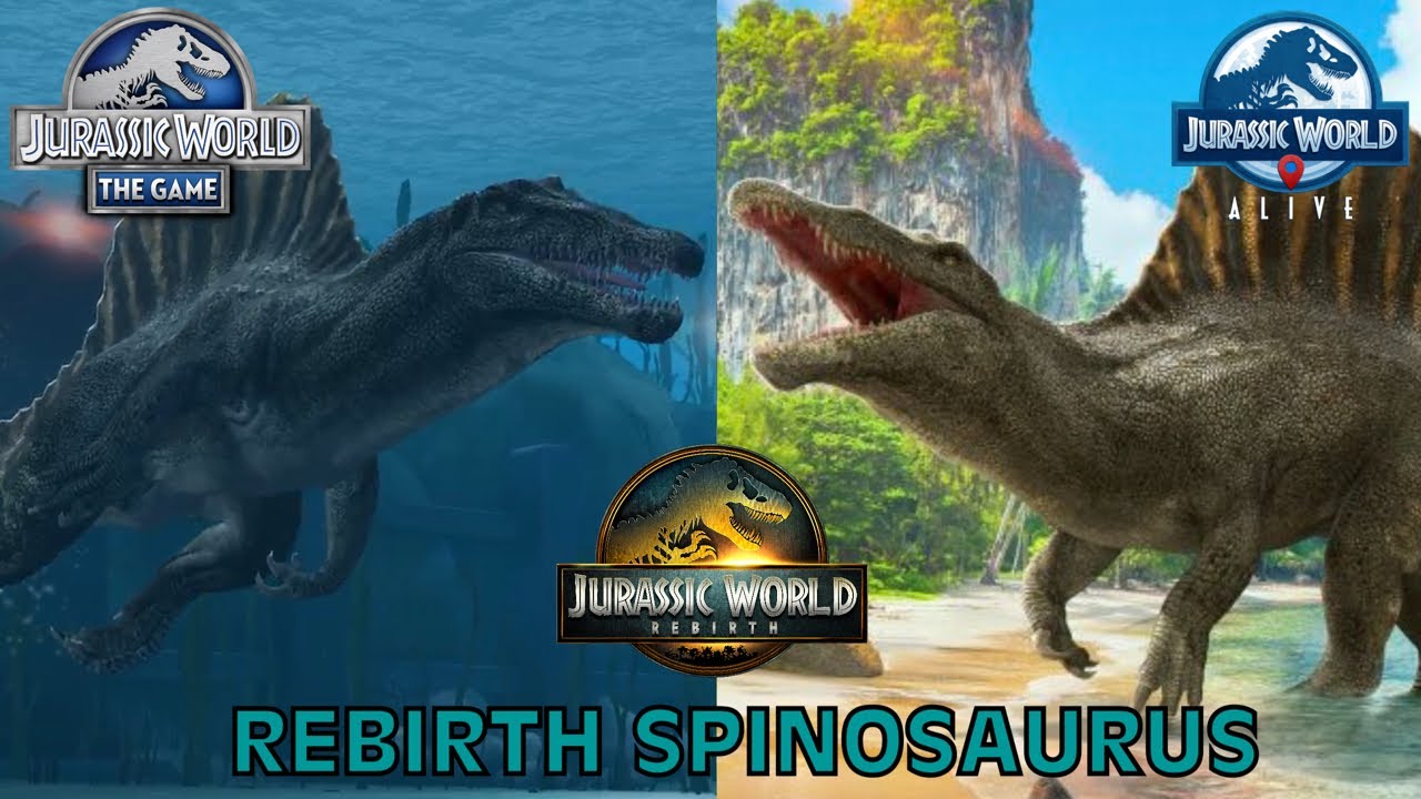 Rebirth Spinosaurus - Jurassic World: The Game & Jurassic World Alive ...