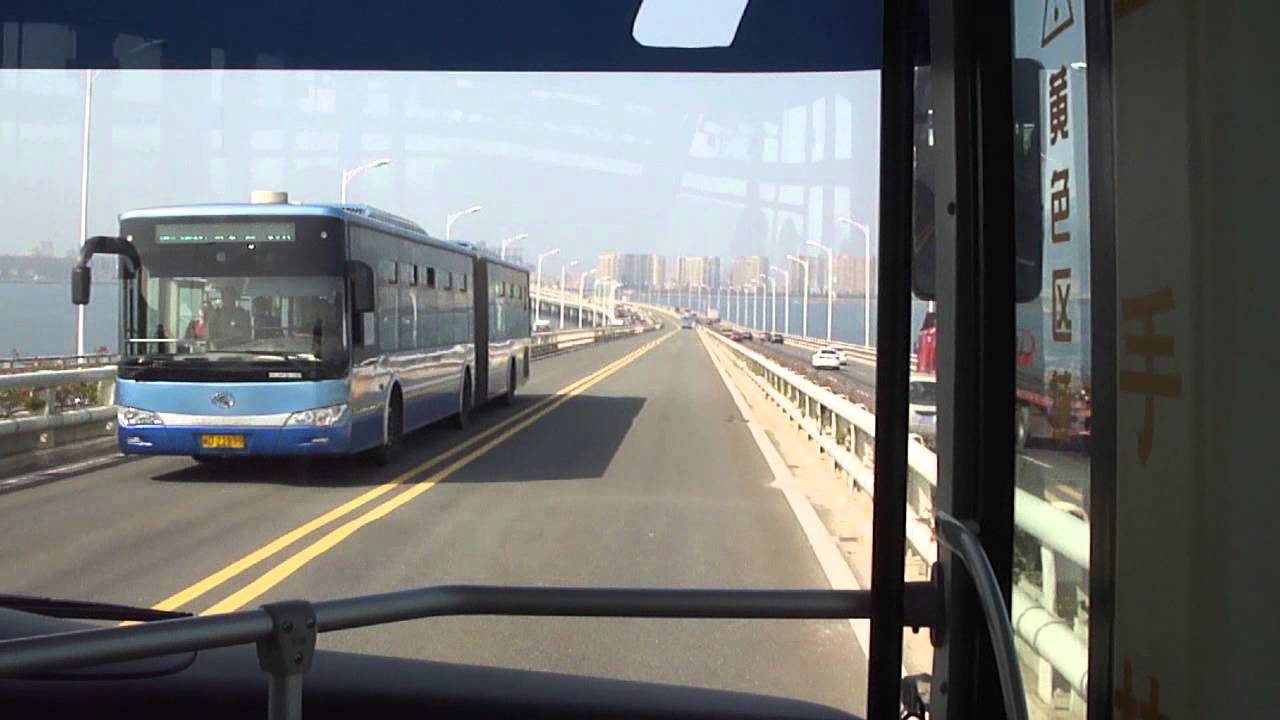 [Xiamen BRT]廈門快速公交(廈門BRT)快1路經集美大橋出島行車片段 - YouTube