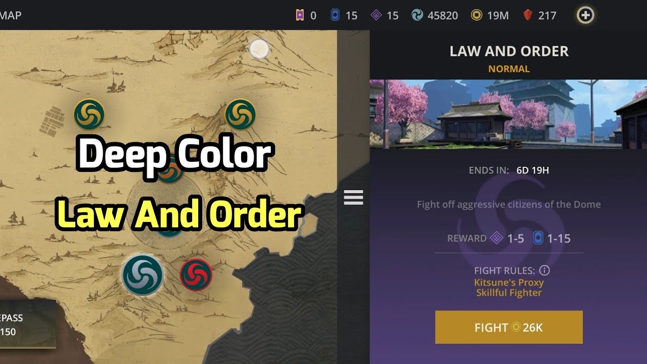 Shadow Fight 3 - Deep Color - Law and Order - Gameplay - YouTube