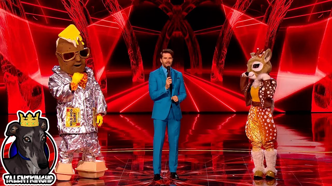 The Masked Singer 2023 Jacket Potato VS Fawn Results S4E02 - YouTube