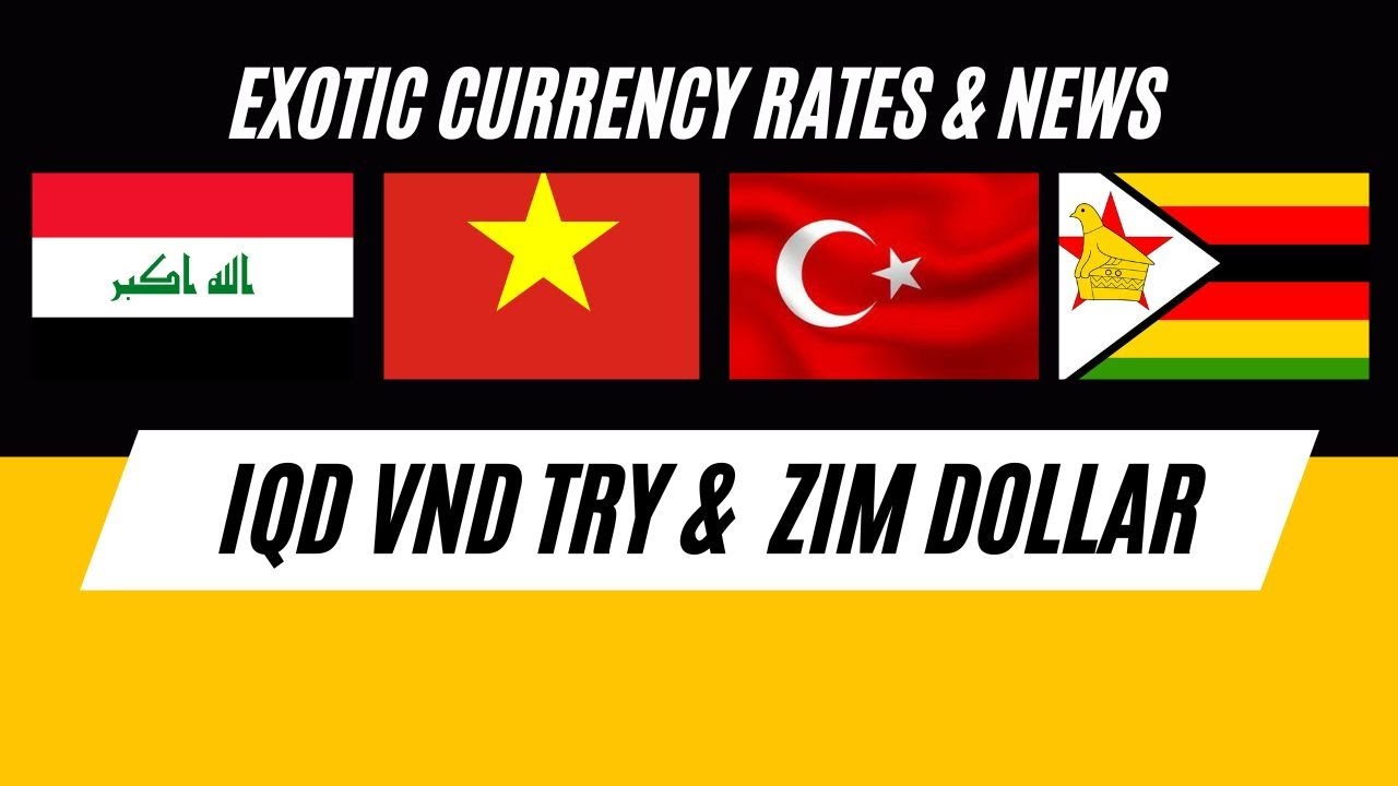 Exotic Currency Rates/News IQD VND TRY and Zim Dollar - YouTube