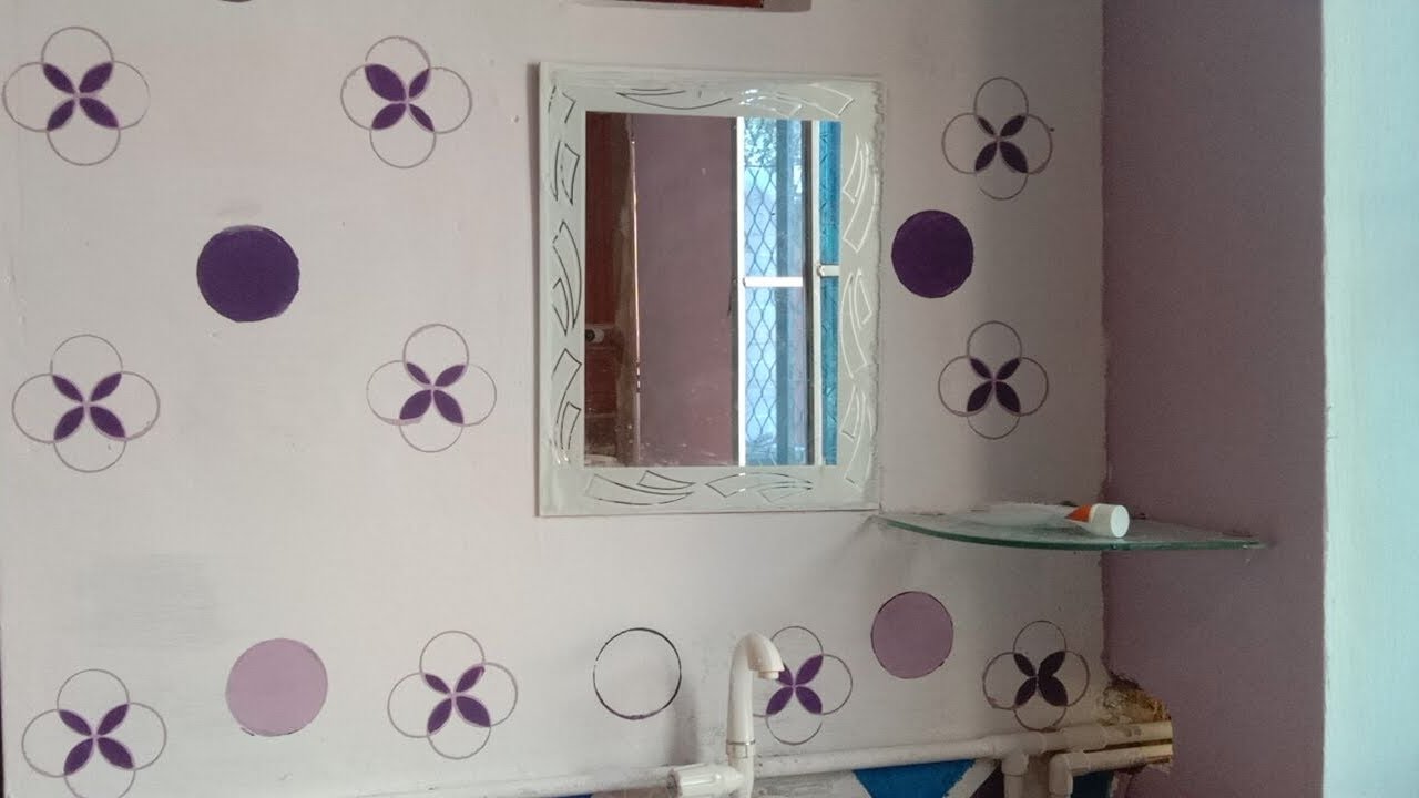 Wall print design making at home|| - YouTube