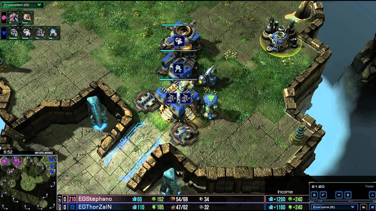 HD Starcraft 2 EG.Stephano v EG.Thorzain ZvT Heart of the Swarm g1 ...