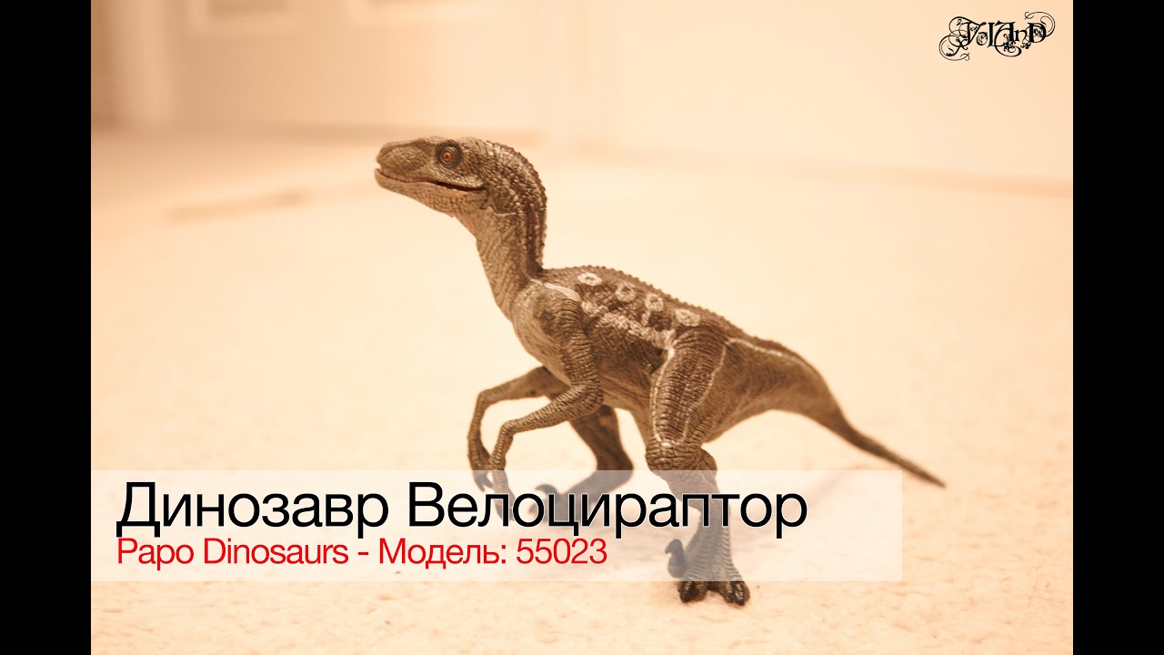 HD Обзор игрушки: динозавр Velociraptor 55023 Парк Юрского периода ...