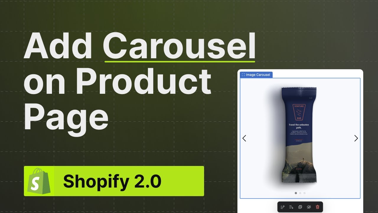 Add Carousel on Product Page in Shopify - YouTube