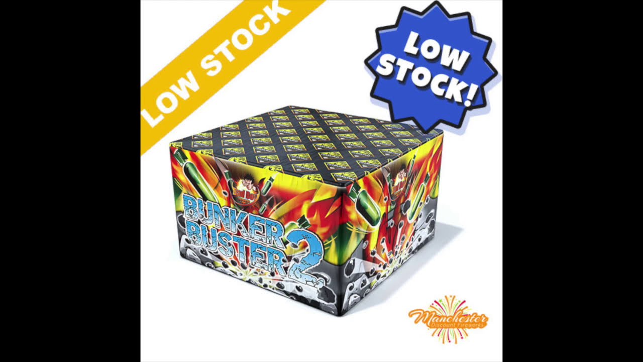FIREWORKS - BUNKER BUSTER 2 (121 shot) CAKE BARRAGE [DIAMOND FIREWORKS ...