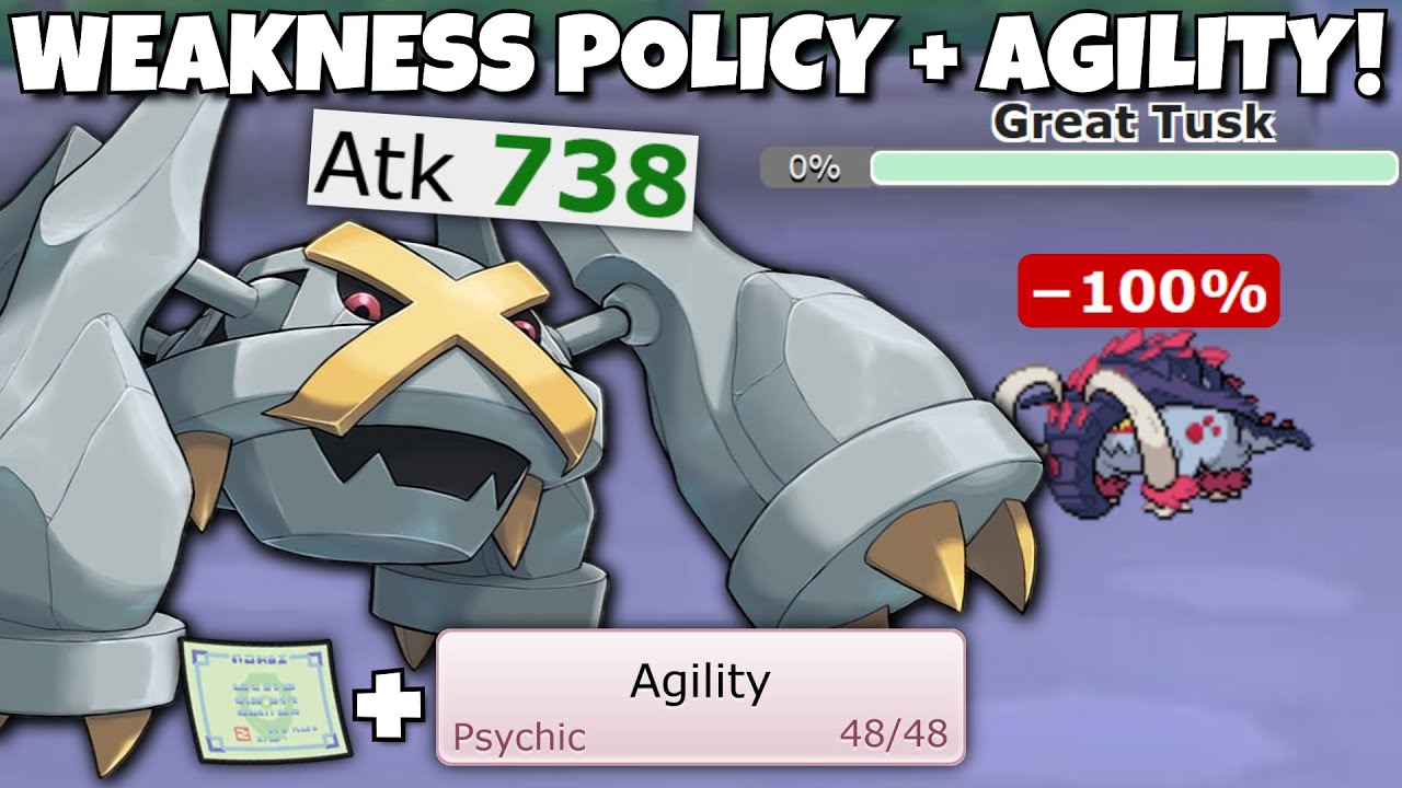 THIS IS WHY YOU MUST USE WEAKNESS POLICY METAGROSS! POKEMON SCARLET AND ...