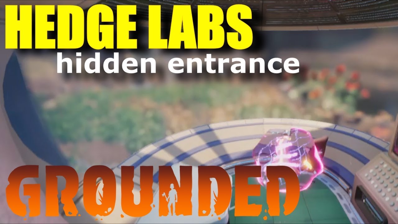 Secret entrance to Hedge Labs - UNDER CONSTRUCTION parts of the map ...