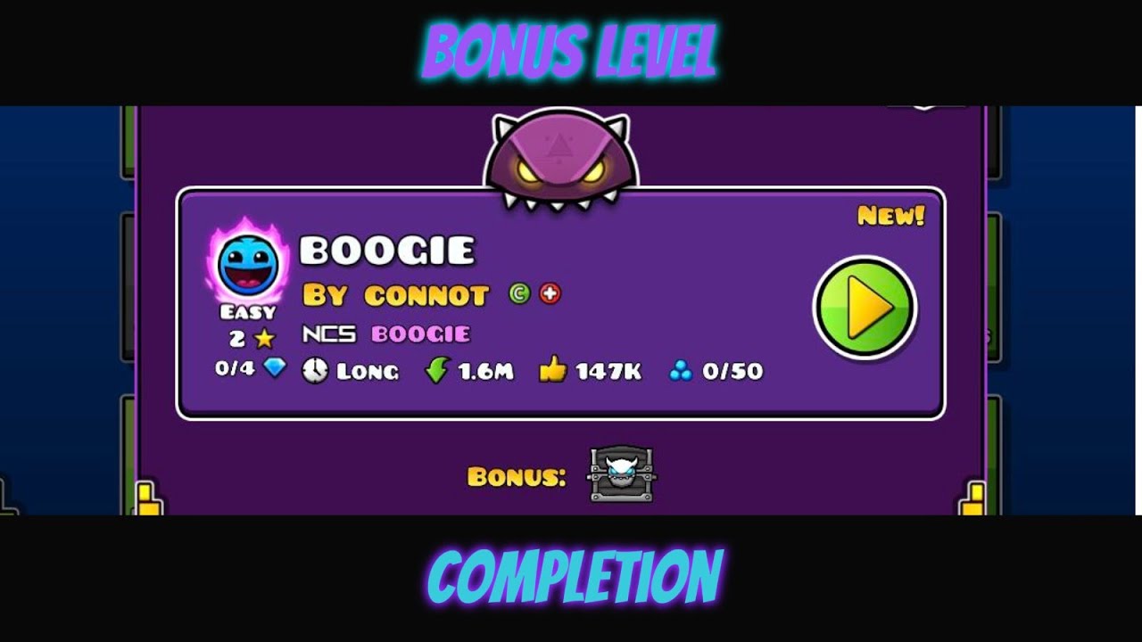 "Boogie" by Connot (completion)|Geometry Dash X NCS Album Event Bonus ...