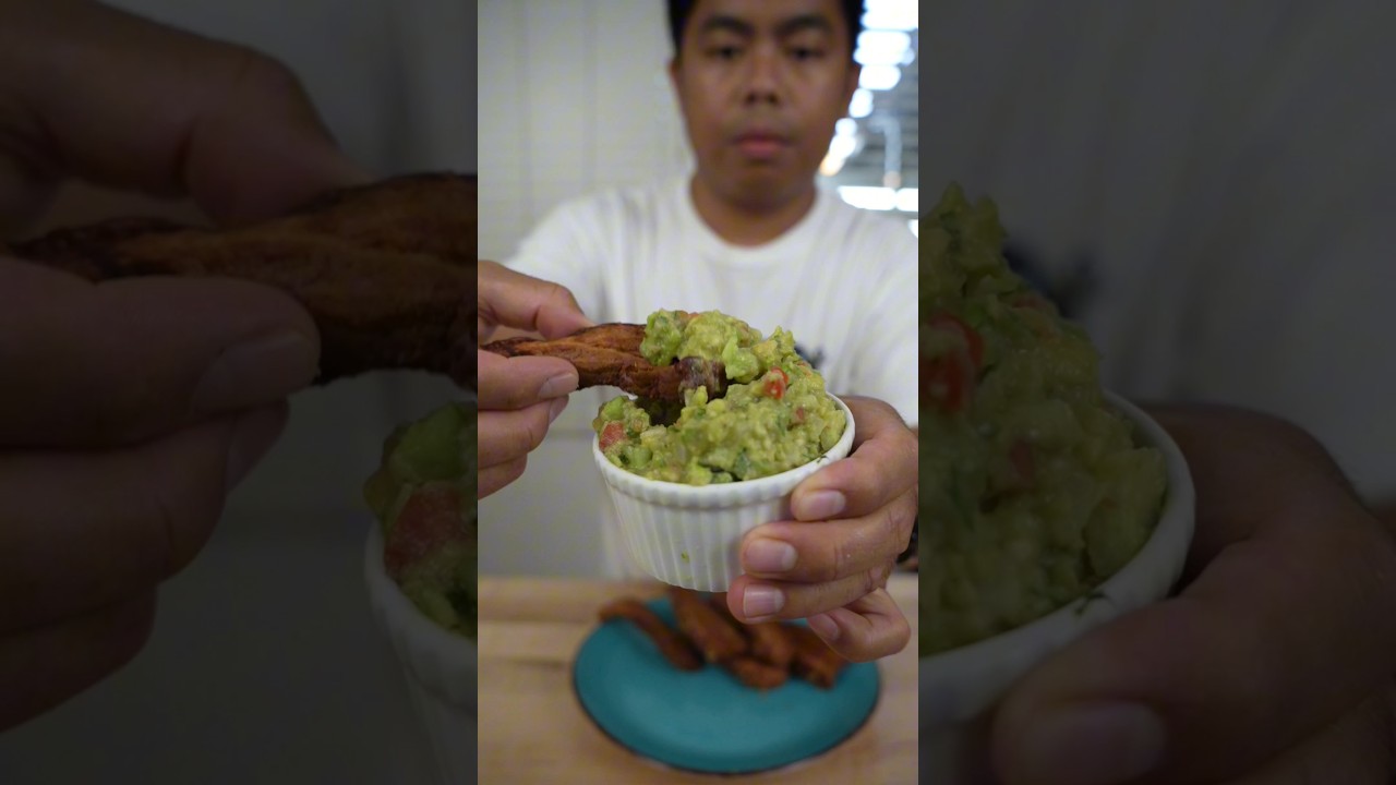 Chicharon & Guacamole(Crispy pork belly & avocado)#shorts #mexicanfood ...