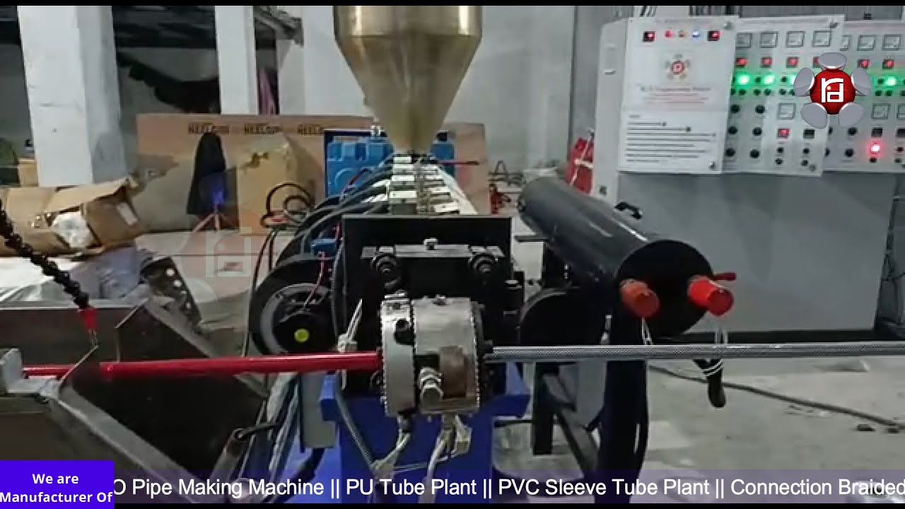 PVC Braided Fire Hose Plant || Machines By RD Engineering Works - YouTube
