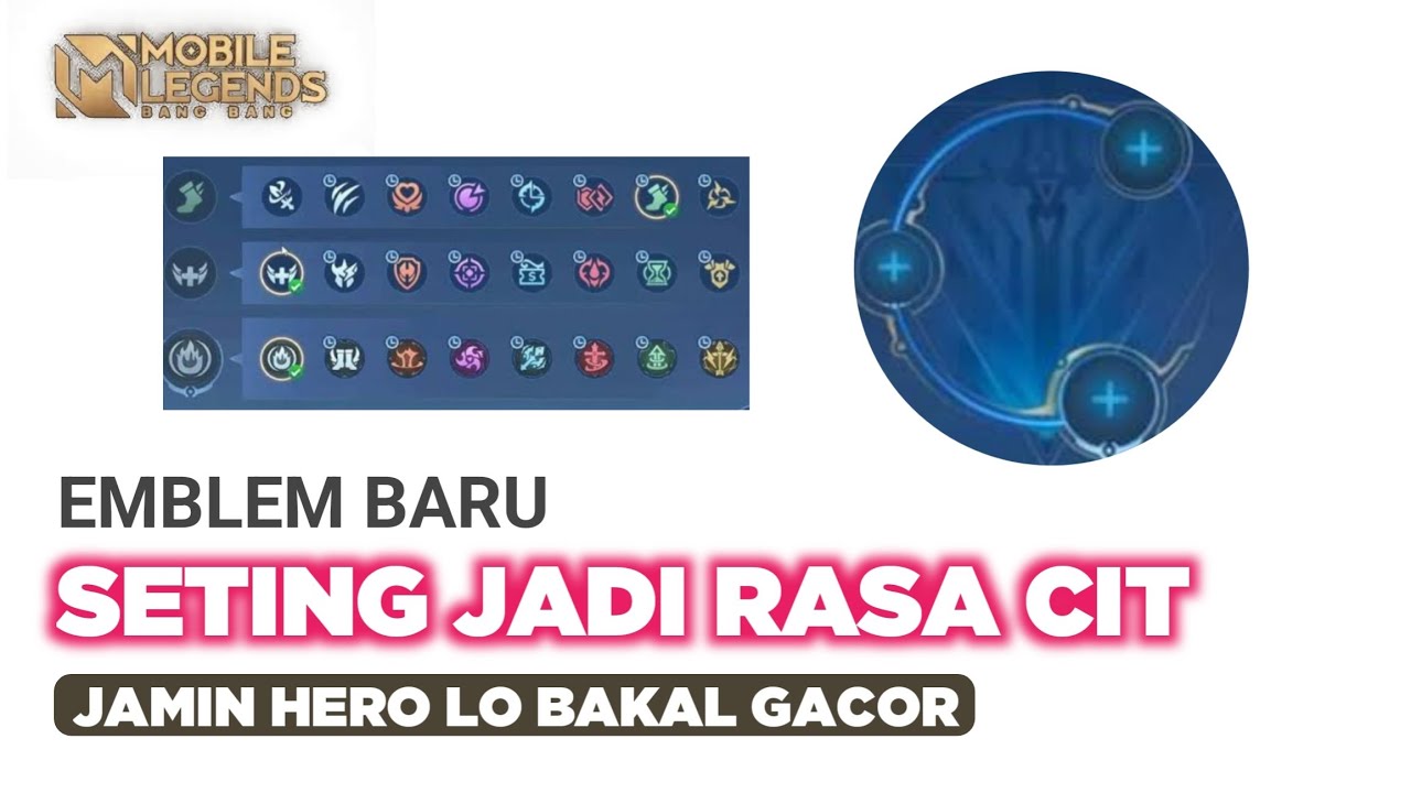 Seting Emblem Baru Jadi Kayak Cit! Suber Easy Se Easy Buang Angin ...