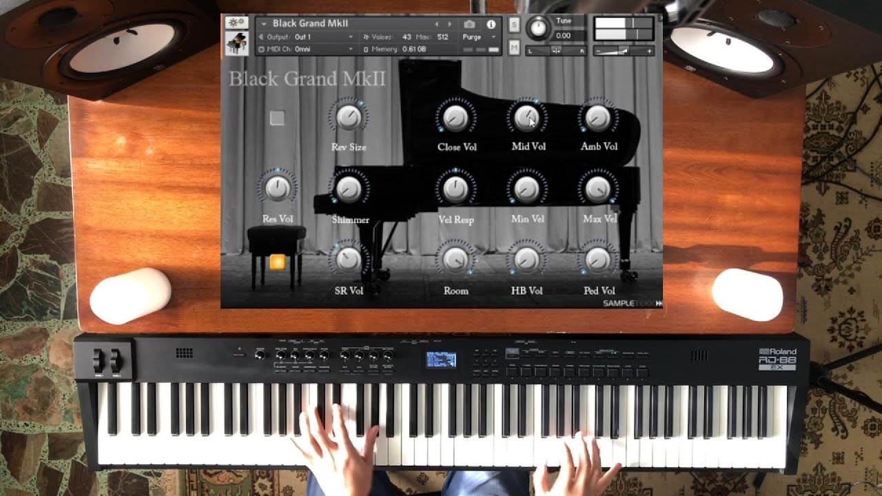 Playing Sampletekk Black Grand MKII - YouTube