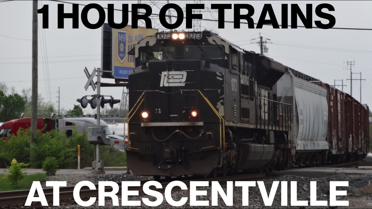 1 hour of trains at Crescentville, OH. Plus, a bonus train from ...
