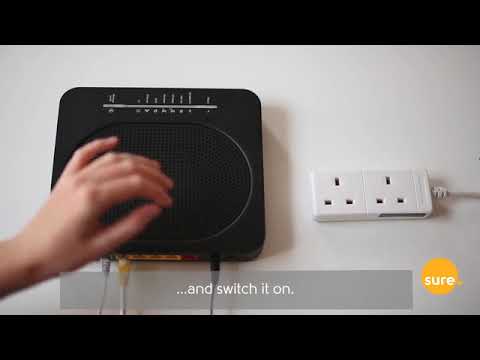 Sure Broadband - set up a router - YouTube