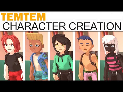 Temtem - Full Character Creation (All Customization Options, Faces, Hairstyles, Clothes, More ...