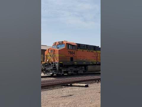 BNSF geometry train with cool K5HL! - YouTube