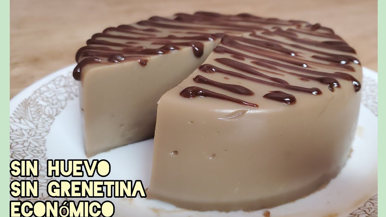 Postre de Maizena sabor Café ☕/ Sin huevo, Sin grenetina y Sin horno ...