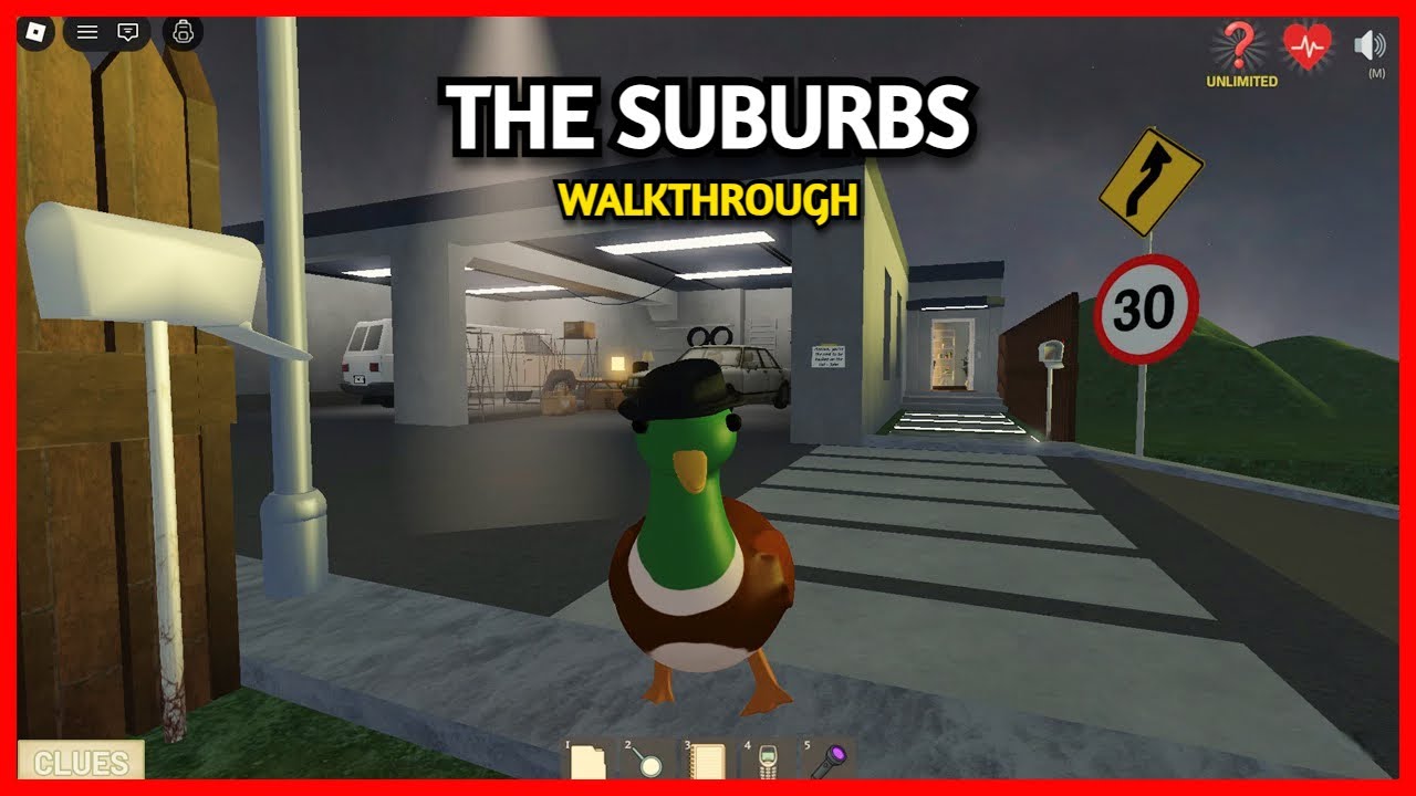 Roblox Detective Duck THE SUBURBS Walkthrough - YouTube