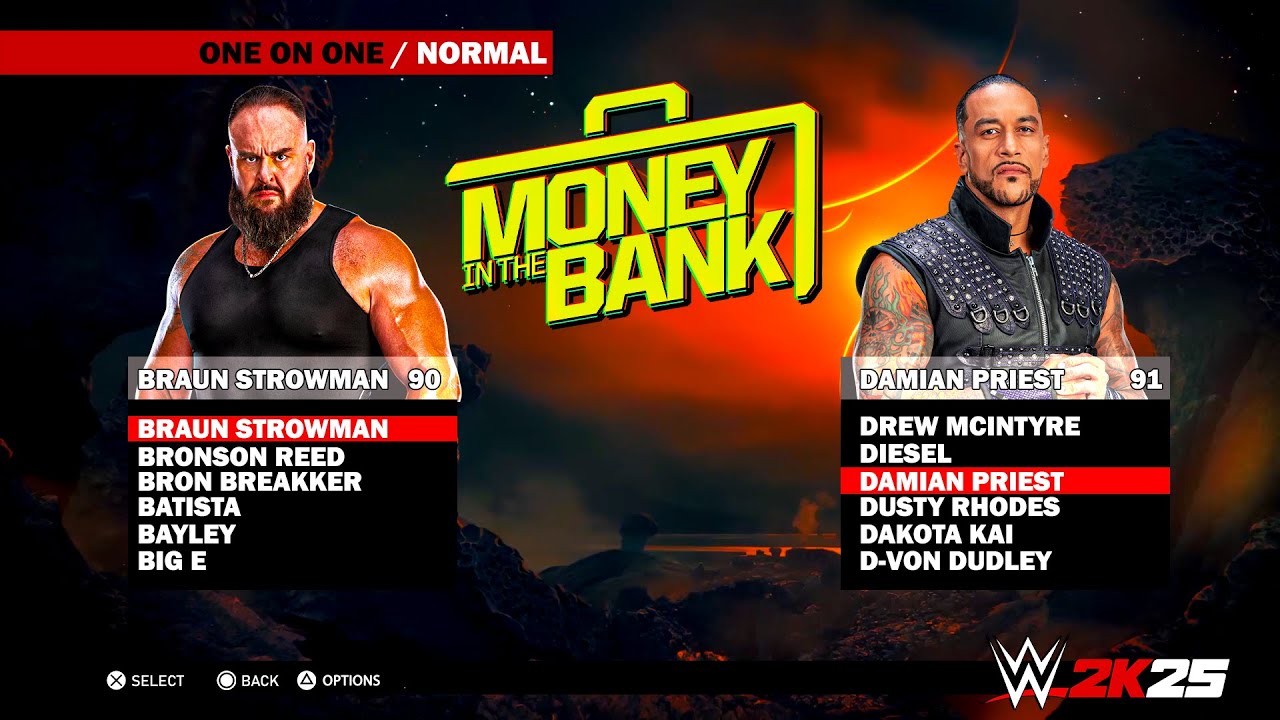 WWE 2K25: Main Menu, Character Select Screen & Gameplay Concept! - YouTube