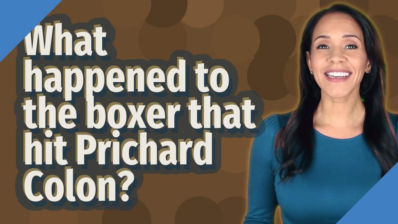 What happened to the boxer that hit Prichard Colon? - YouTube
