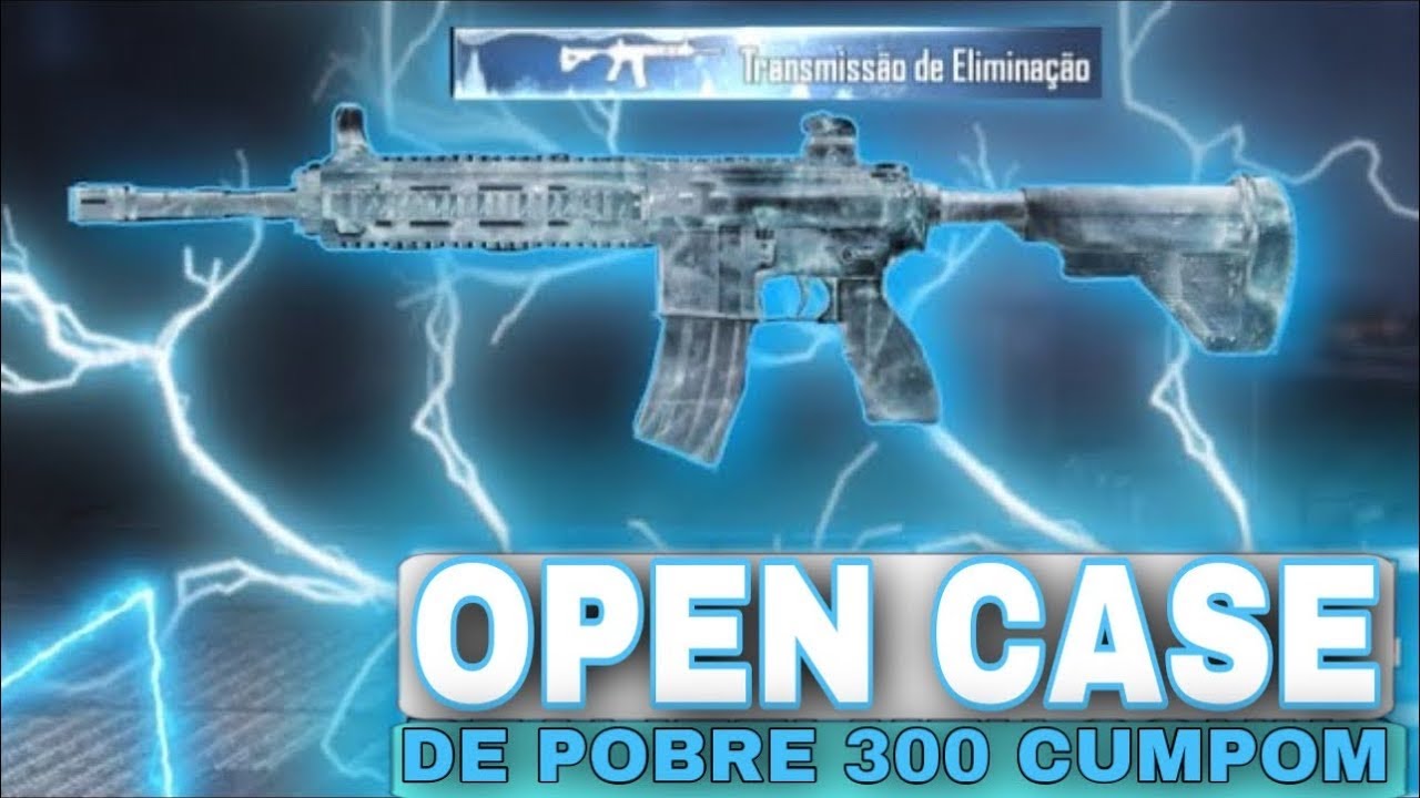 OPEN CASE 300 CAIXA EM BUSCA DA M4 GLACIAL SERÁ QUE VEIO ? PUBG MOBILE ...