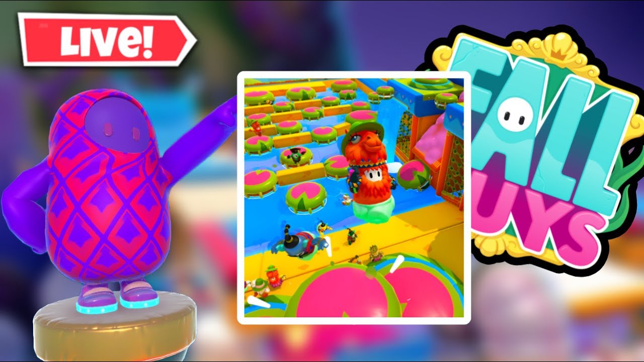 Fall Guys SS3 LIly Leapers Live!🔴 - YouTube