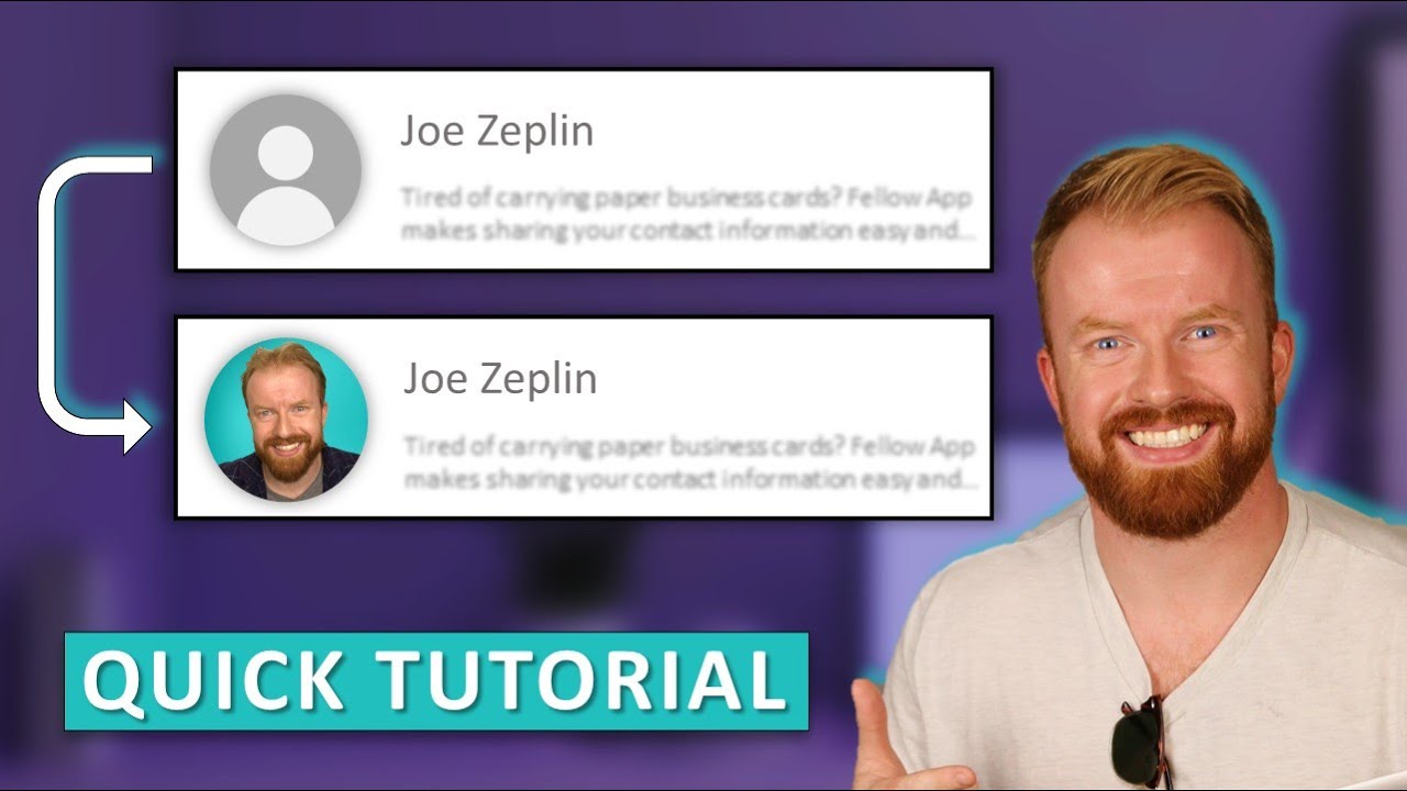 How to Show Your Email Profile Picture When You Send Emails | Tutorial ...