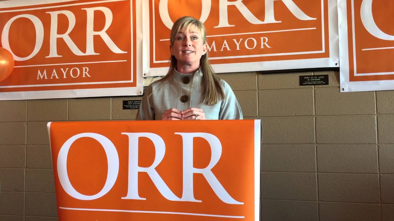 Marian Orr Announces Her Candidacy for Mayor of Cheyenne - YouTube